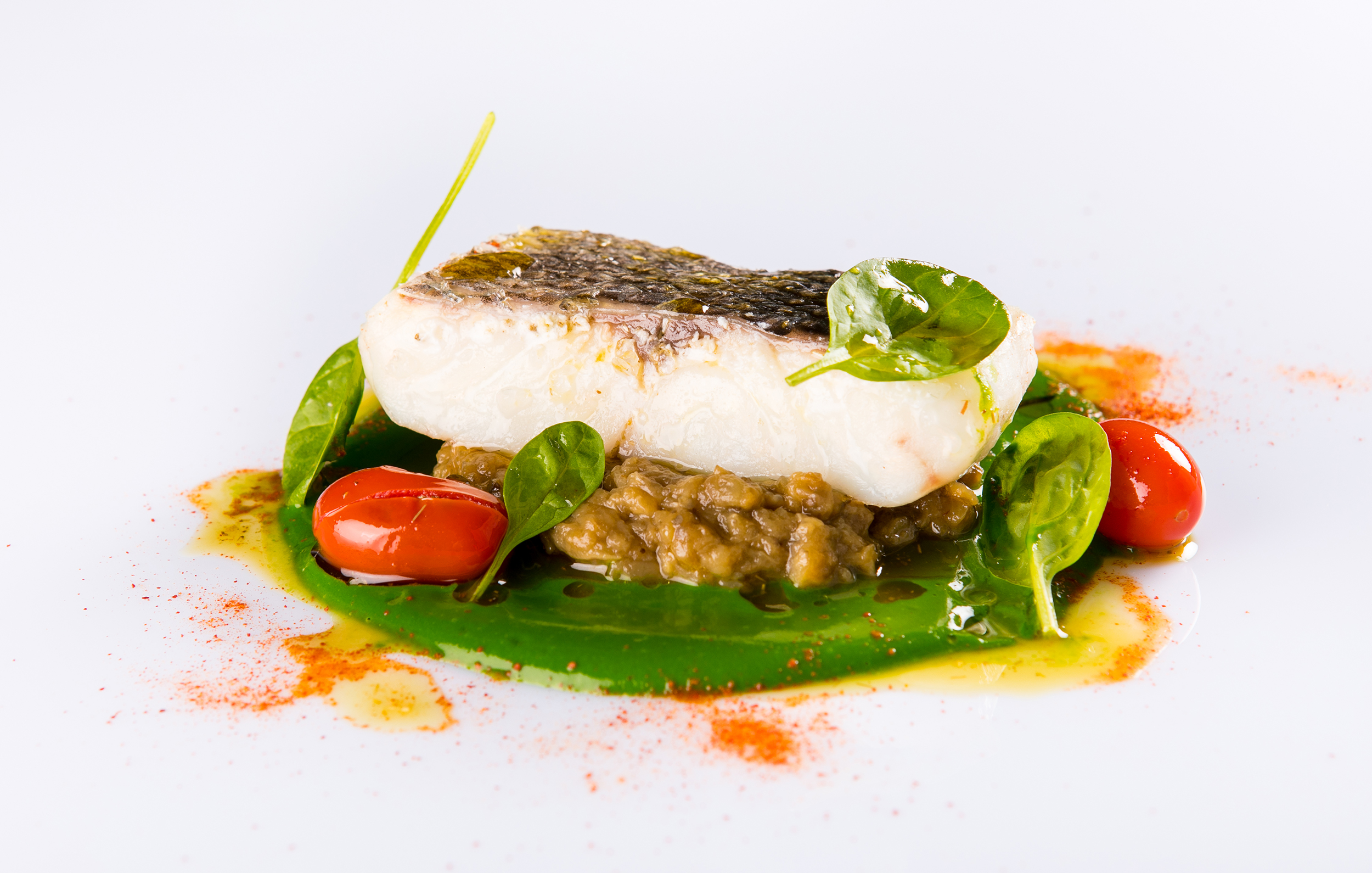 Filetto di spigola al sale aromatico - Ricetta - Cannamela