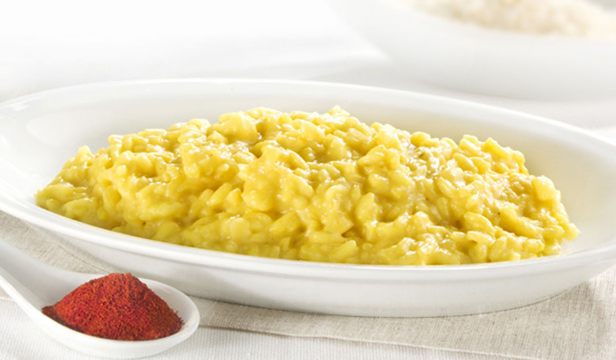 Risotto alla milanese - Ricetta - Cannamela
